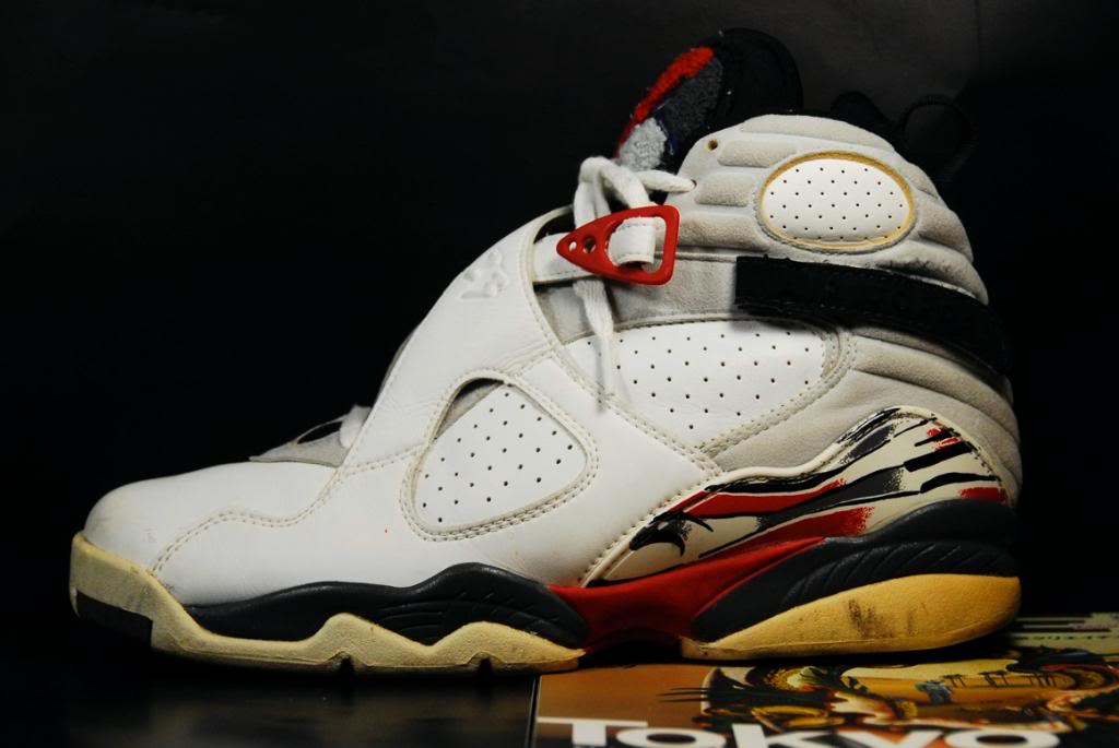 Air Jordan VIII Original: White - Black - True Red - Air Jordans ...