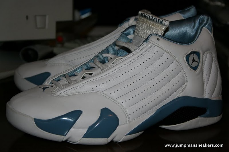 Air Jordan XIV: White - Chambray - Sample - Air Jordans, Release Dates ...