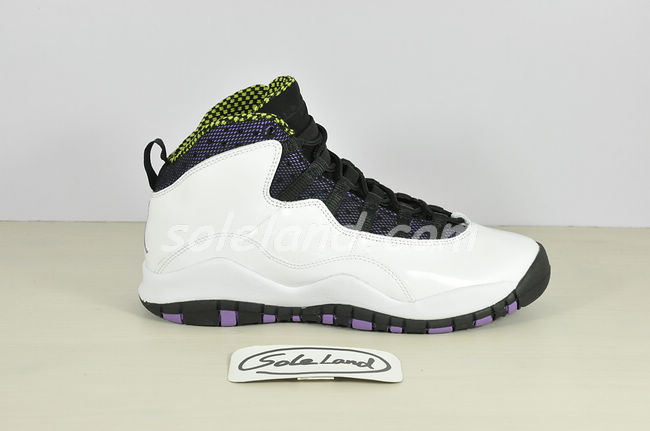 Air Jordan X GS: White - Ultraviolet - Cyber - Black - Air Jordans ...
