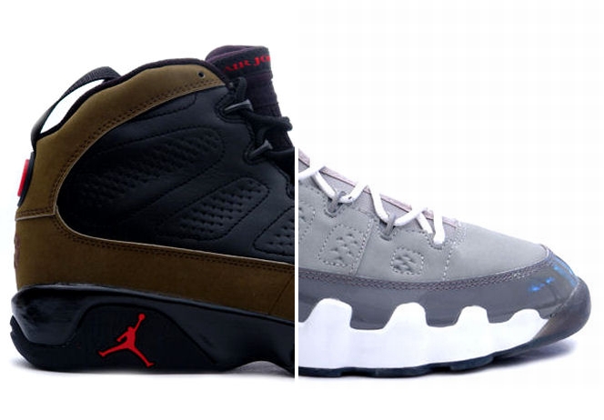 Air Jordan IX: "Olive" + "Cool Grey" Release Dates - Air Jordans ...