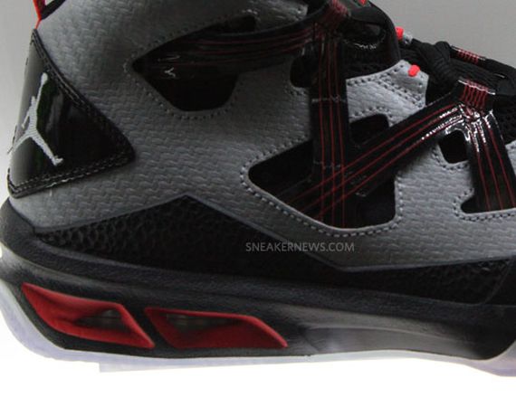 Jordan Melo M9: Grey – Black – Bright Crimson - Air Jordans, Release ...