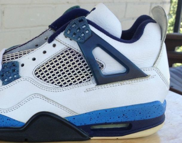 Air Jordan IV: “Blue Speckle” – Unreleased 1999 Sample - Air Jordans ...
