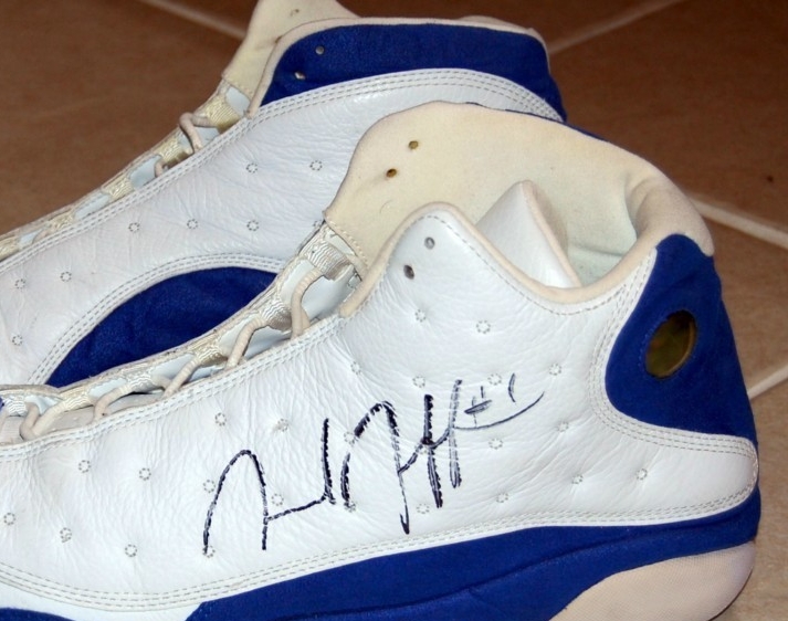 Air Jordan XIII: Jared Jeffries Autographed Wizards PE - Air Jordans ...