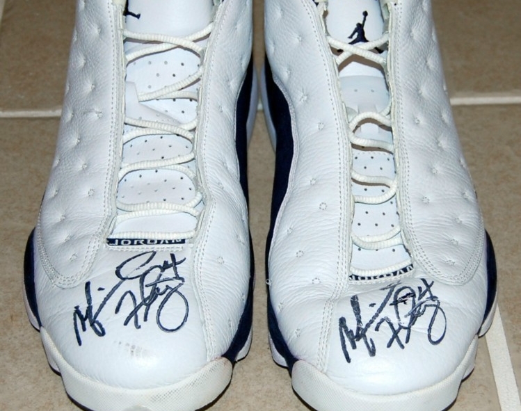 Air Jordan XIII: Michael Finley Autographed Mavs PE - Air Jordans ...