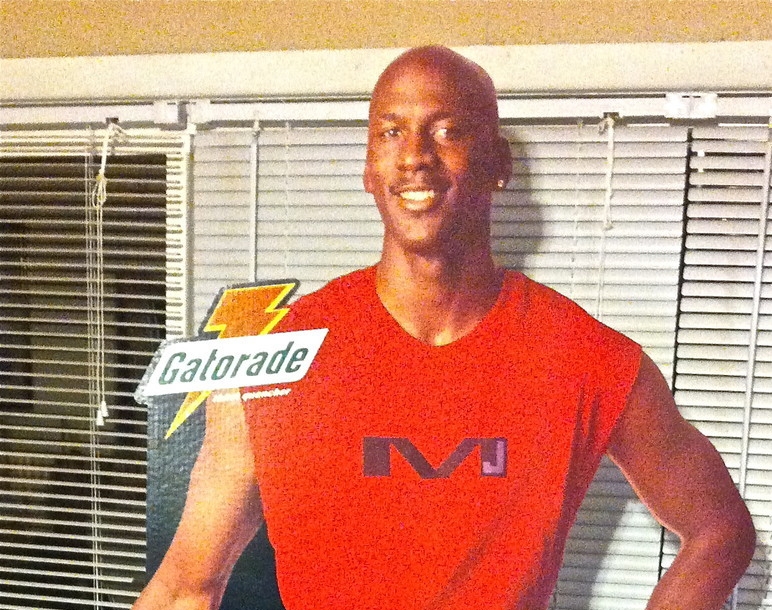 Vintage Gear: Michael Jordan Gatorade Cardboard Cut-out - Air Jordans ...