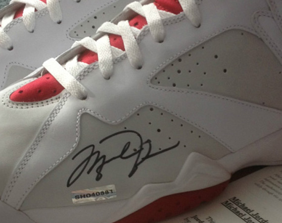 Air Jordan VII: "Hare" - Autographed Pair on eBay - Air Jordans ...