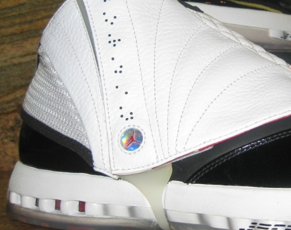 Air Jordan XVI Retro: Black – Gym Red – White – Metallic Silver ...