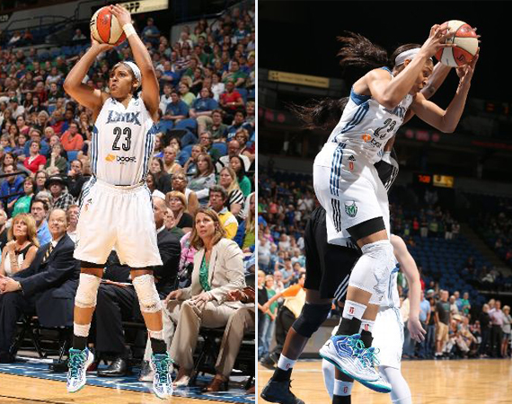 Maya Moore Wears Jordan Aero Mania PE - Air Jordans, Release Dates ...