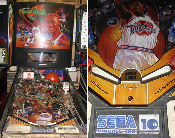 Vintage Gear: Sega Space Jam Pinball Machine - Air Jordans, Release ...