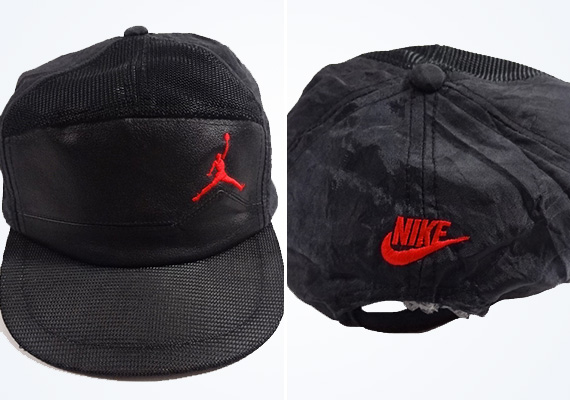 Vintage Gear: Sample Air Jordan Leather 5-Panel Hat - Air Jordans ...