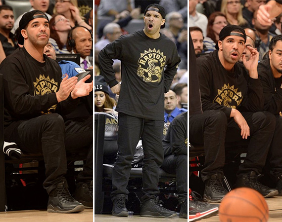 Drake Wears Air Jordan 10 "OVO" for Toronto Raptors' Drake Night - Air ...