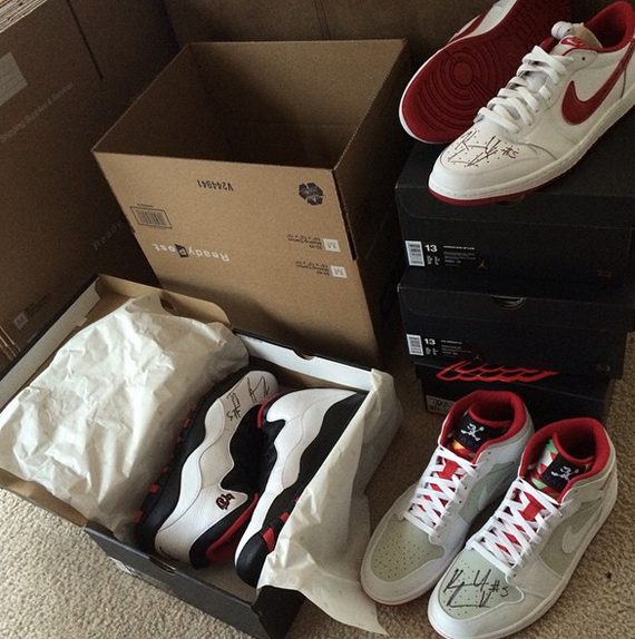 Is Kendall Marshall Sending You These Signed Air Jordans? - Air Jordans ...