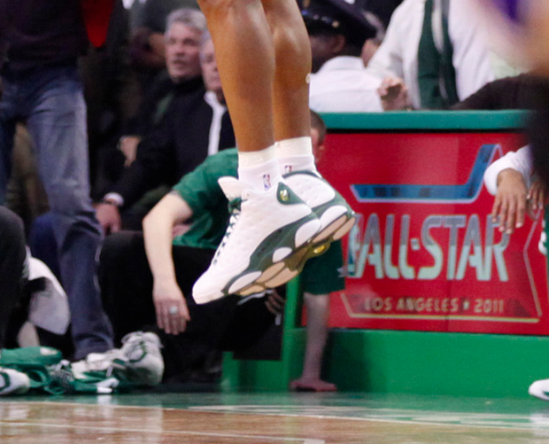 ray-allen-air-jordan-13-white-green-three-point-record-2 - Air Jordans ...