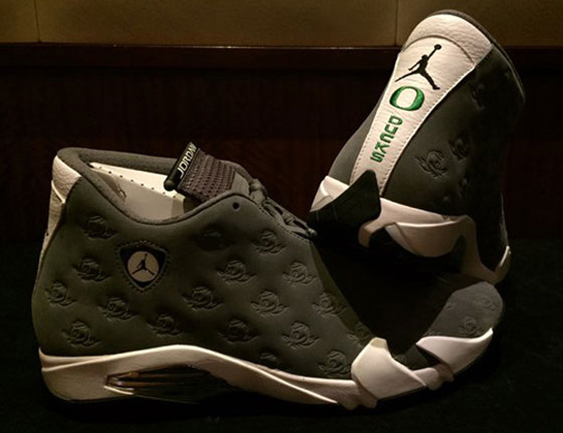 This Air Jordan 14 PE Gets Oregon's Stamp Of Approval - Air Jordans ...