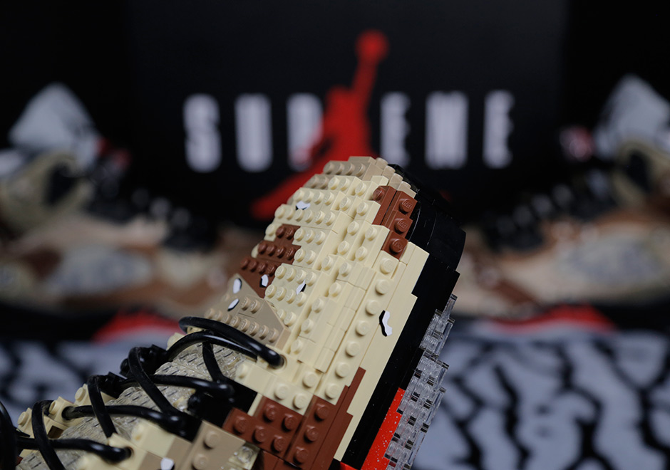 Check Out The Air Jordan 5 "Supreme" Made Entirely Of Legos - Air ...