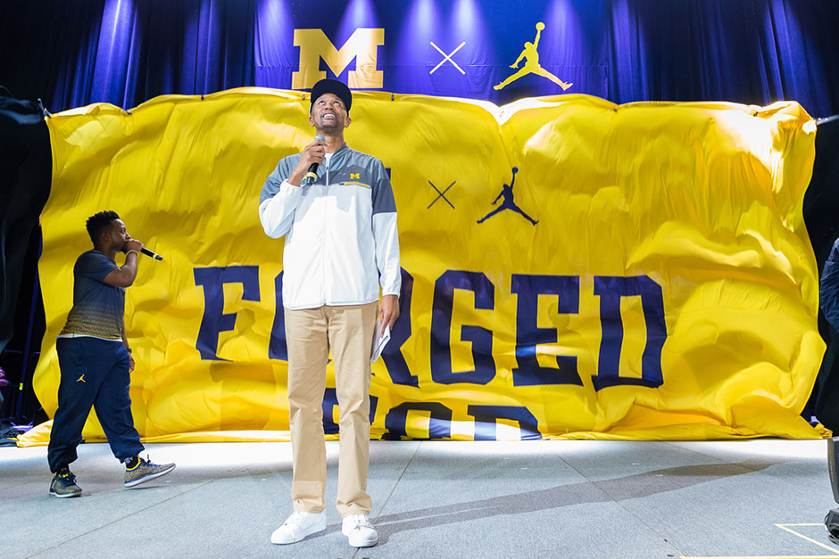 Jordan Brand's Michigan Basketball Uniform Unveil Includes Jalen Rose ...